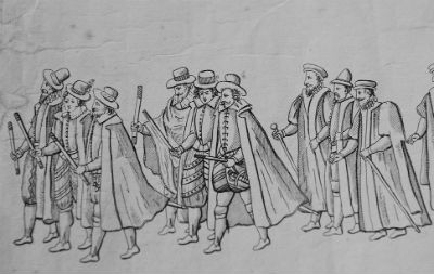 Funeral procession of Elizabeth I - University College Oxford (Univ)