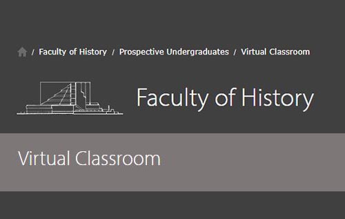 Cambridge History “Virtual Classroom” - University College Oxford (Univ)