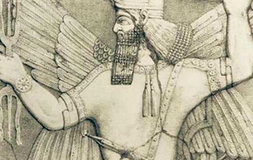 Mesopotamian Mythology Mesopotamian Gods Throw Pillow By Photo