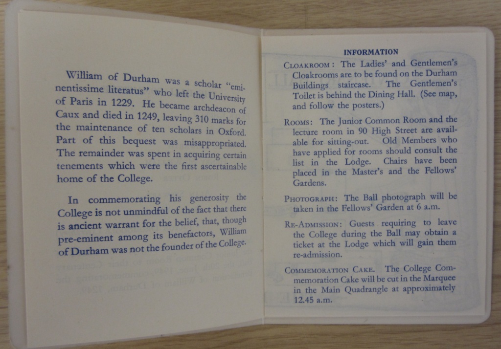 Remembering an earlier College anniversary - University College Oxford ...
