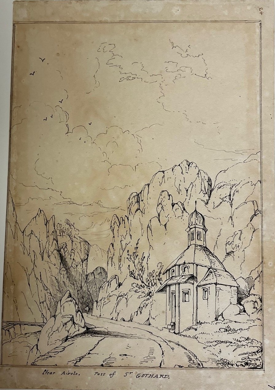 John Ruskin’s drawings - University College Oxford (Univ)