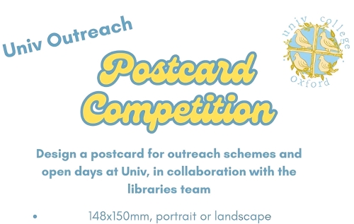Univ Postcard Competition - University College Oxford (Univ) - Univ